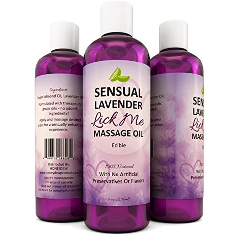 Lavender Sensual Massage Oil For Couples Aromatherapy Lavender Body