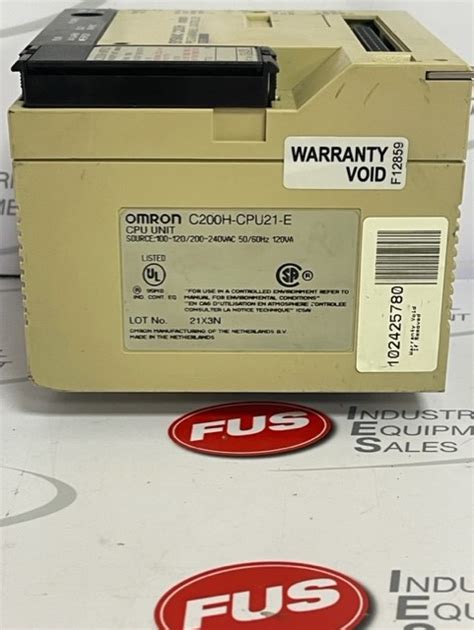 OMRON C200H CPU21 E CPU Unit FUS Industrial