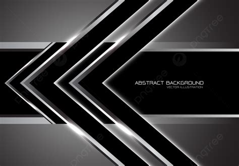 검은 배너 빈 공간 디자인 현대 럭셔리 미래 기술 배경 벡터 일러스트 레이 션에 추상 은색 화살표 속도 방향 덮개 주형 과학 기술 배경 일러스트 및 사진 무료 다운로드