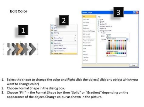 Ppt Template D Linear Procedure To Show PowerPoint Slide Numbers