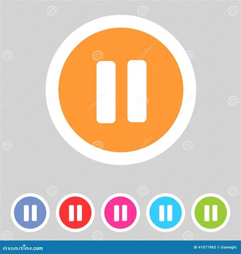 Game Pause Vector Graphical User Interface Ui Gui For 2d Video Games