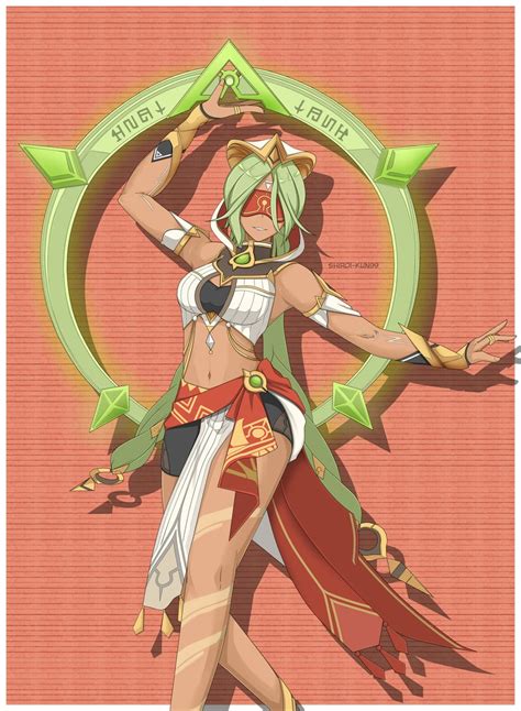 Eremite Floral Ring Dancer Genshin Impact Drawn By Gus Danbooru