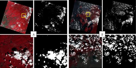 Cloud Detection Results Of Two Landsat 8 Oli Scenes A Results Of Download Scientific Diagram