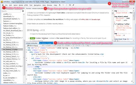 Painless Website Authoring With LIVEditor The Text Editor Designed