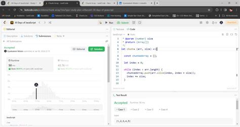 day 21 of javascript challenge chunk array vyankatesh miskin posted