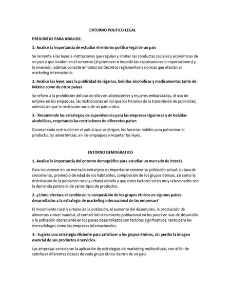 Preguntas De Analisis 1 Pdf Business Marketing