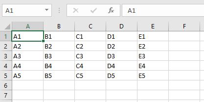 Get Data Directly From Excel