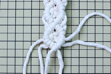 DIY Macrame Diamond Keychain Free Pattern Video Marching North