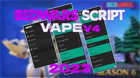 2023 Op Roblox Bedwars Script Vape V4 Update Youtube
