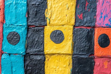 Vibrant And Vivid 3d Geometric Forms Craft A Captivating Visual Masterpiece Stock Image Image