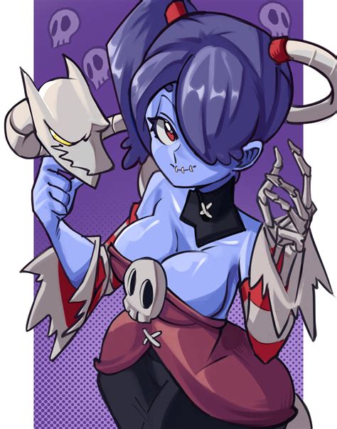 Moxydraws Leviathan Skullgirls Squigly Skullgirls Skullgirls Absurdres Highres 1girl