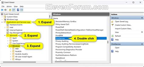 Enable Or Disable Print Logging In Event Viewer In Windows 11 Windows 11 Forum