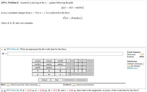 Solved Problem A Particle Is Moving In The Xy Chegg