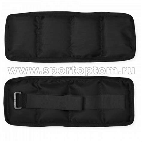 Утяжелители для рук и ног INDIGO КЛАССИКА SM-148/0,5 2*0,5 кг Черный