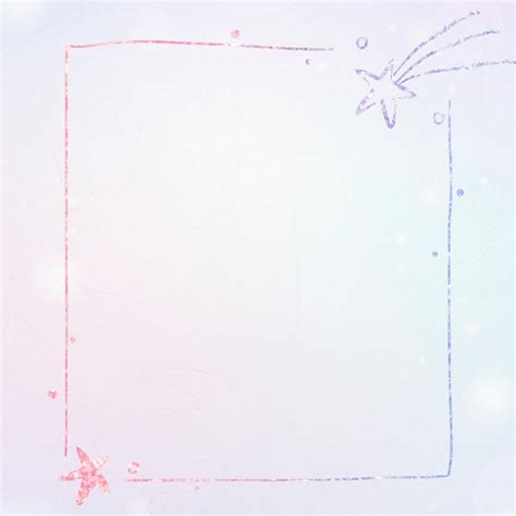 Free Vector Vector Space Glitter Rectangle Border