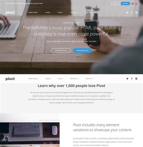 30 Html5 Landing Page Themes And Templates