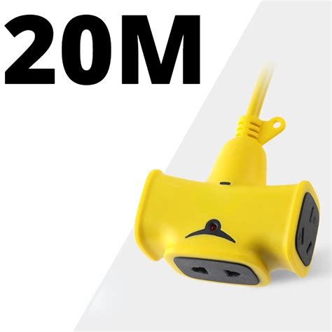 Extension Cord Socket Long Plug In Strip 5m 10m 20m 30m Electric Vehicle Charging Extension Wire