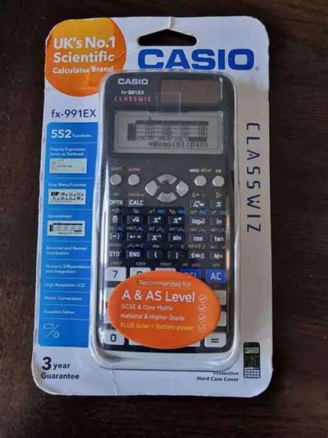 casio fx 991ex classwiz advanced engineering scientific calculator