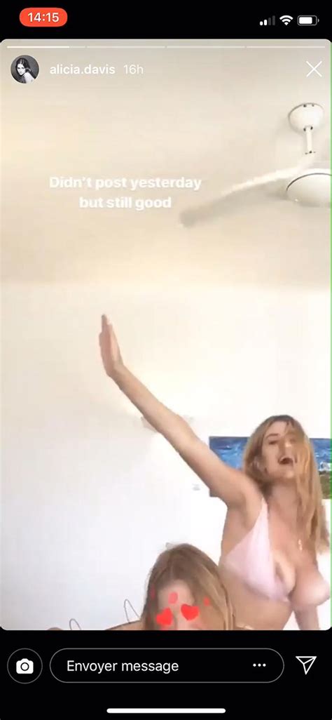 Model Alicia Davis Nip Slip Photos And Videos Scandal Planet