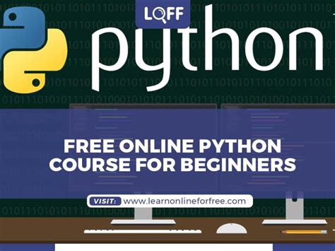 Free Online Python Course For Beginners Learn Online For Free