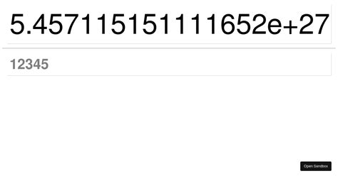 Number Animation Forked Codesandbox