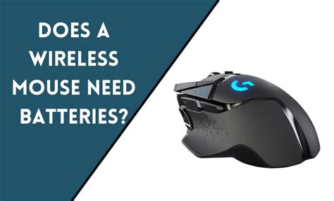 Does A Wireless Mouse Need Batteries Gaming Tech Review