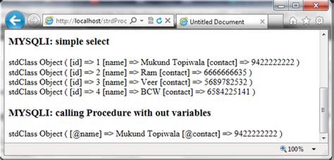 Stored Procedure Mukundtopiwala