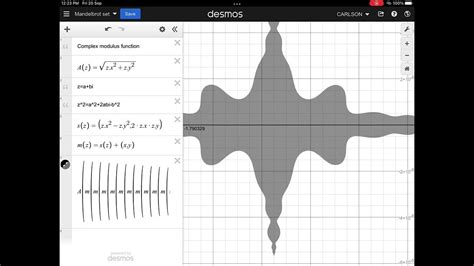 Mandelbrot Set In Desmos Youtube