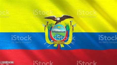 에콰도르 샤인의 깃발 금속 질감 3d 일러스트레이션 에콰도르 국기에 대한 스톡 사진 및 기타 이미지 에콰도르 국기 0명 3차원 형태 Istock