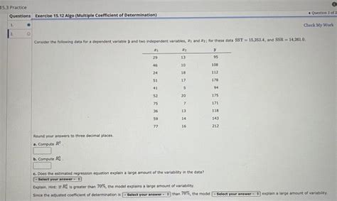 solved 15 3 practice questions exercise 15 12 algo multiple