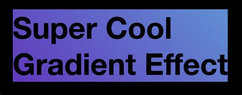 Css Gradient Text Effect