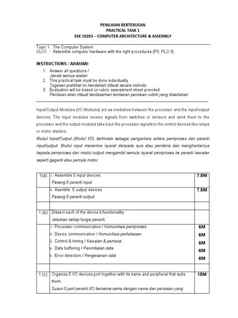 Practical Task 1 Ssk10203 Sii 2022 2023 Ok Pdf Inputoutput Information And Communications