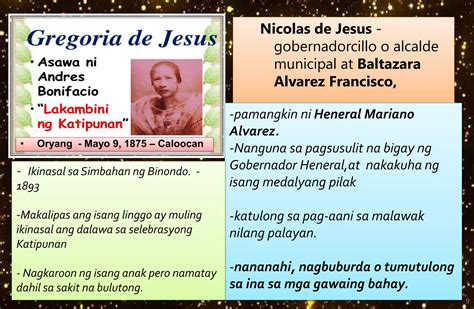 Gregoria De Jesus Pptx