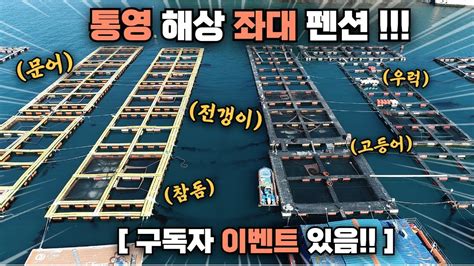 자고 먹고 낚시까지 바다 위에서 한방에 즐길 수 있는 통영 좌대 해상펜션 구독자 이벤트 있음 Youtube