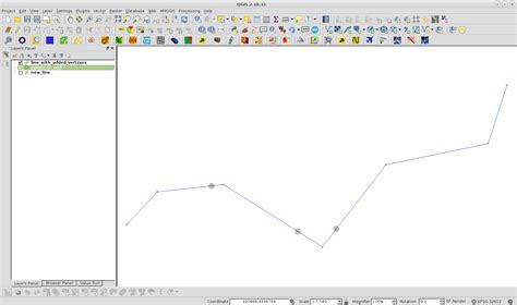 Pyqgis How To Add Vertex To An Existing Polyline In QGIS Using Python