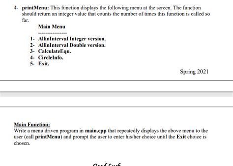Solved Create A C Empty Project That Has One Header File