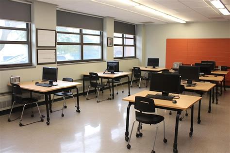 Computer Lab With Programming Premium Ai Generated Image