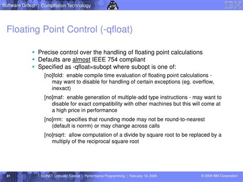 Ppt Performance Programming With Ibm Pseries Compilers And Libraries