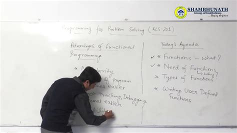 Lecture On Function In C By Bakshi Rohit Sir Youtube