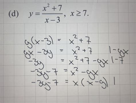 Wie Bildet Man Die Umkehrfunktion Dieser Funktionen Mathelounge