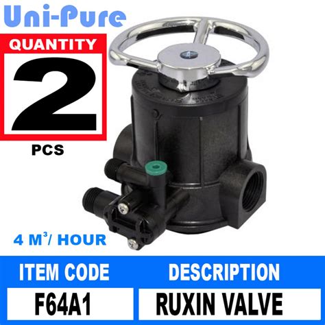 2 Pcs Uni Pure Runxin Multi Functional Flow Control Valve For Water Treatment Systems Manual