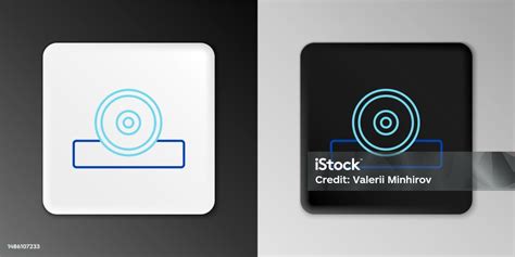 회색 배경에 격리된 선 이비인후과 머리 반사판 아이콘 검사 장비 환자의 귀 목 및 코 다채로운 개요 개념입니다 벡터 거울에 대한 스톡 벡터 아트 및 기타 이미지 Istock