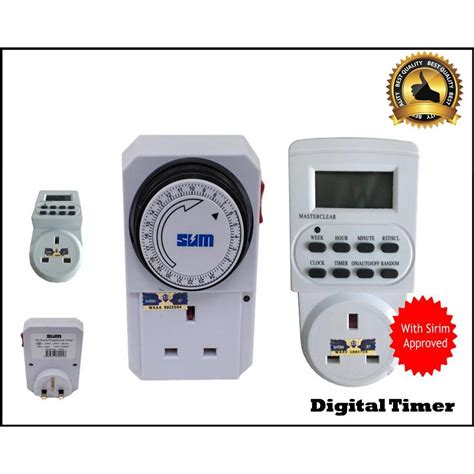 Digital Timer Sum Programmer Timer With SIRIM Approved 24 Hours