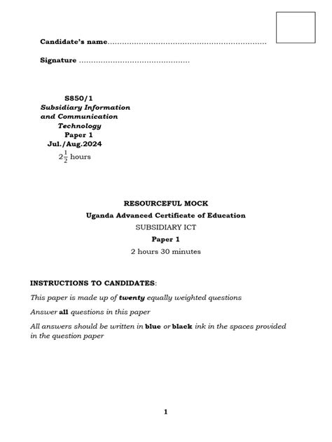 Subsidiary Ict 850 1 Pdf Office Equipment Computer Hardware