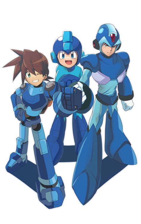 Mega Man X And Mega Man Volnutt Mega Man And 3 More Drawn By