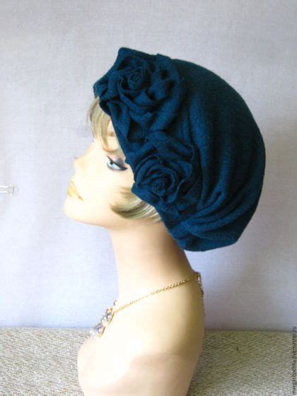 Шапка с вышивкой Очей очарованье в интернет магазине Ярмарка Мастеров по цене 3500 ₽ 8ode5ru