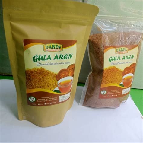 Jual Gula Aren Kristal Dares Gr Kualitas Ekspor Gula Kelapa Organik Gula Semut Gula