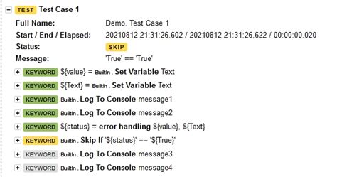 Robotframework How To Skip Remaining Steps In A Test Case 1 And Continue With Other Test Cases