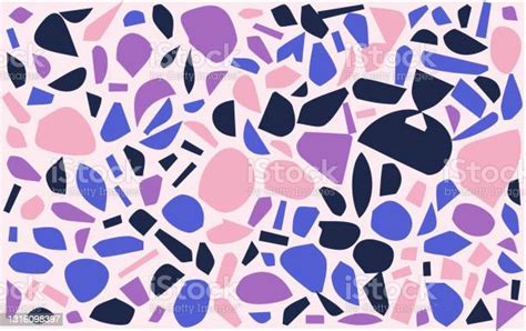 테라초 원활한 패턴 화강암 조각 추상적 배경 돌과 바위 질감 대리석 직물 타일 디자인 벡터 0명에 대한 스톡 벡터 아트 및 기타 이미지 Istock