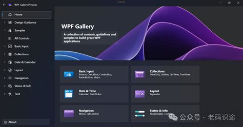 推荐一款win11主题wpf Ui框架wpf Gallery Csdn博客